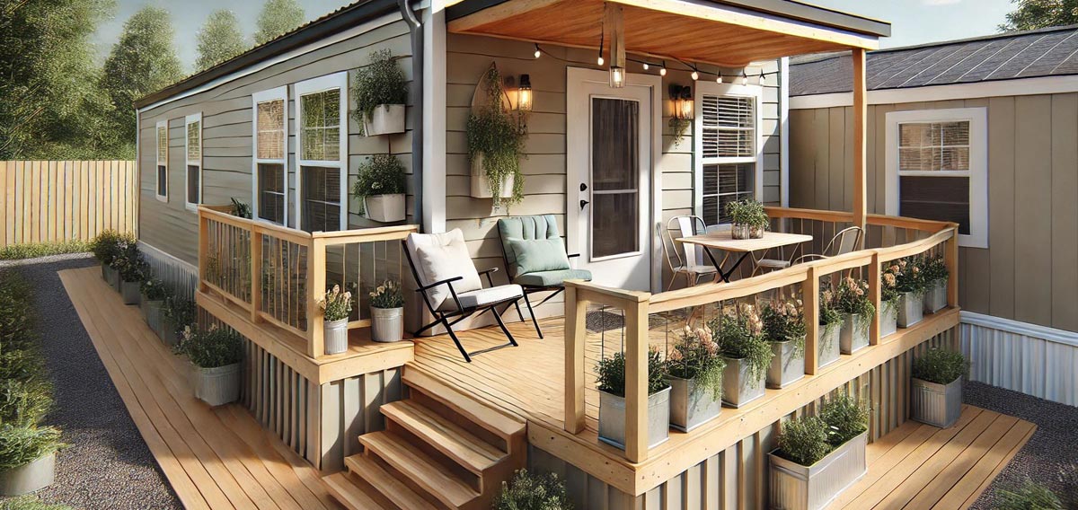 9 Small Deck Ideas for Mobile Homes with Limited Space - MH Giant Blog